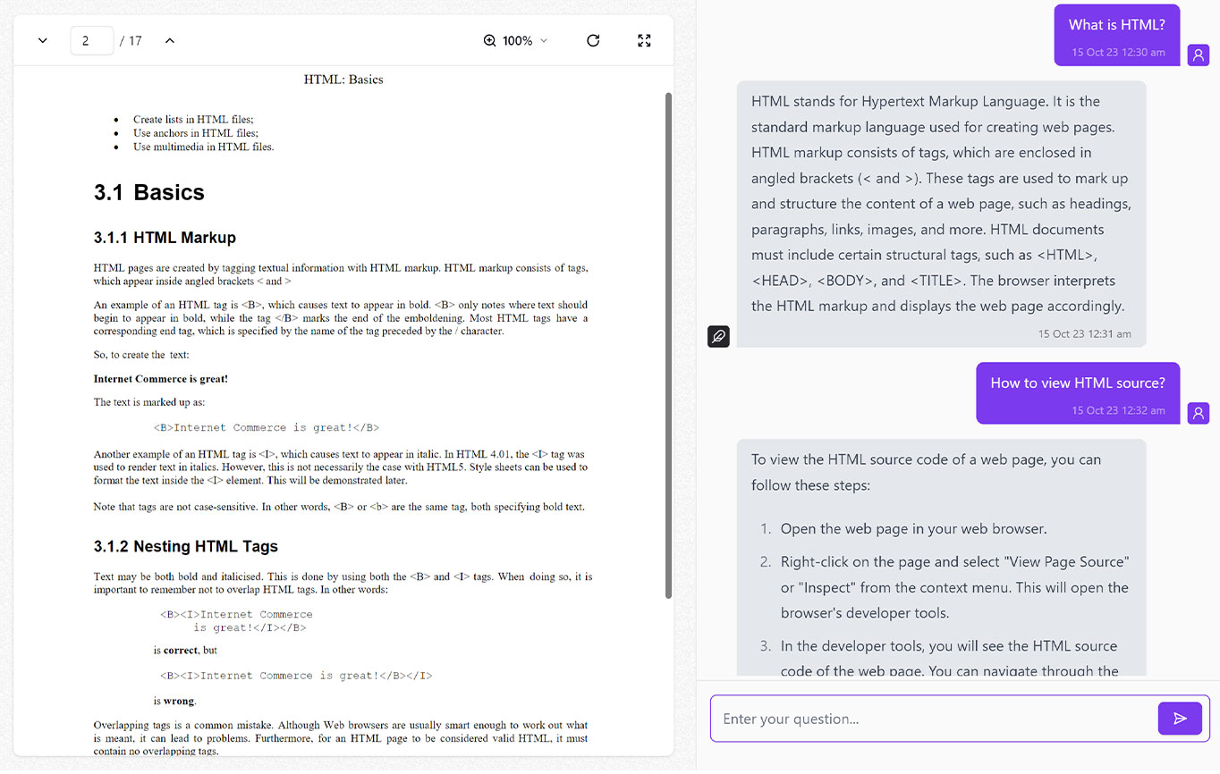 Scribe — Chat with Your Documents